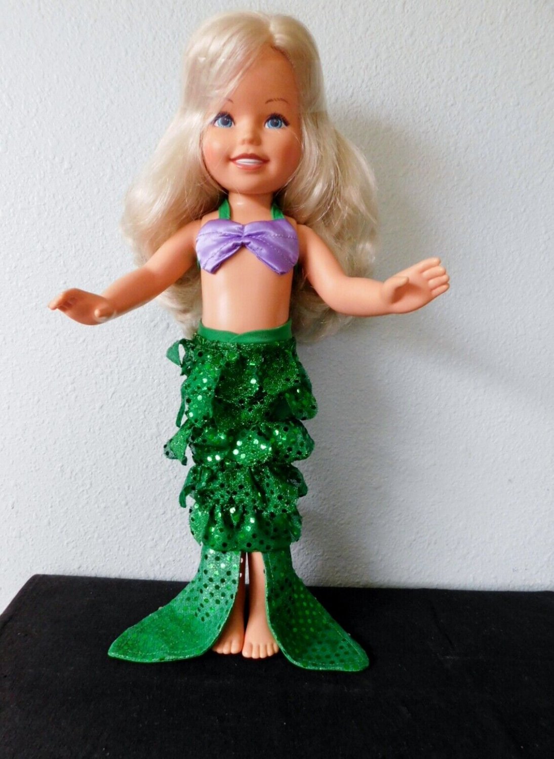 1984 KIMBERLY DOLL 17" Dressed as a MERMAID a really unique new outift VGC
