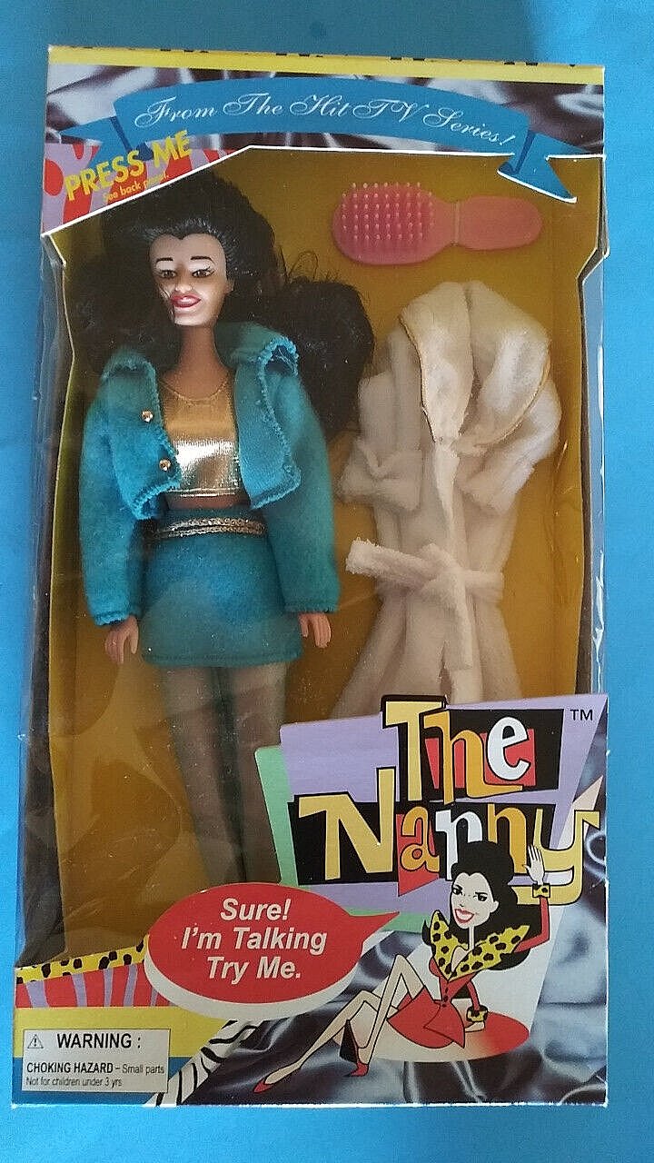 NANNY FRAN DRESCHER DOLL TALKS w/Brooklyn Accent NRFB Blue NRFB in ...