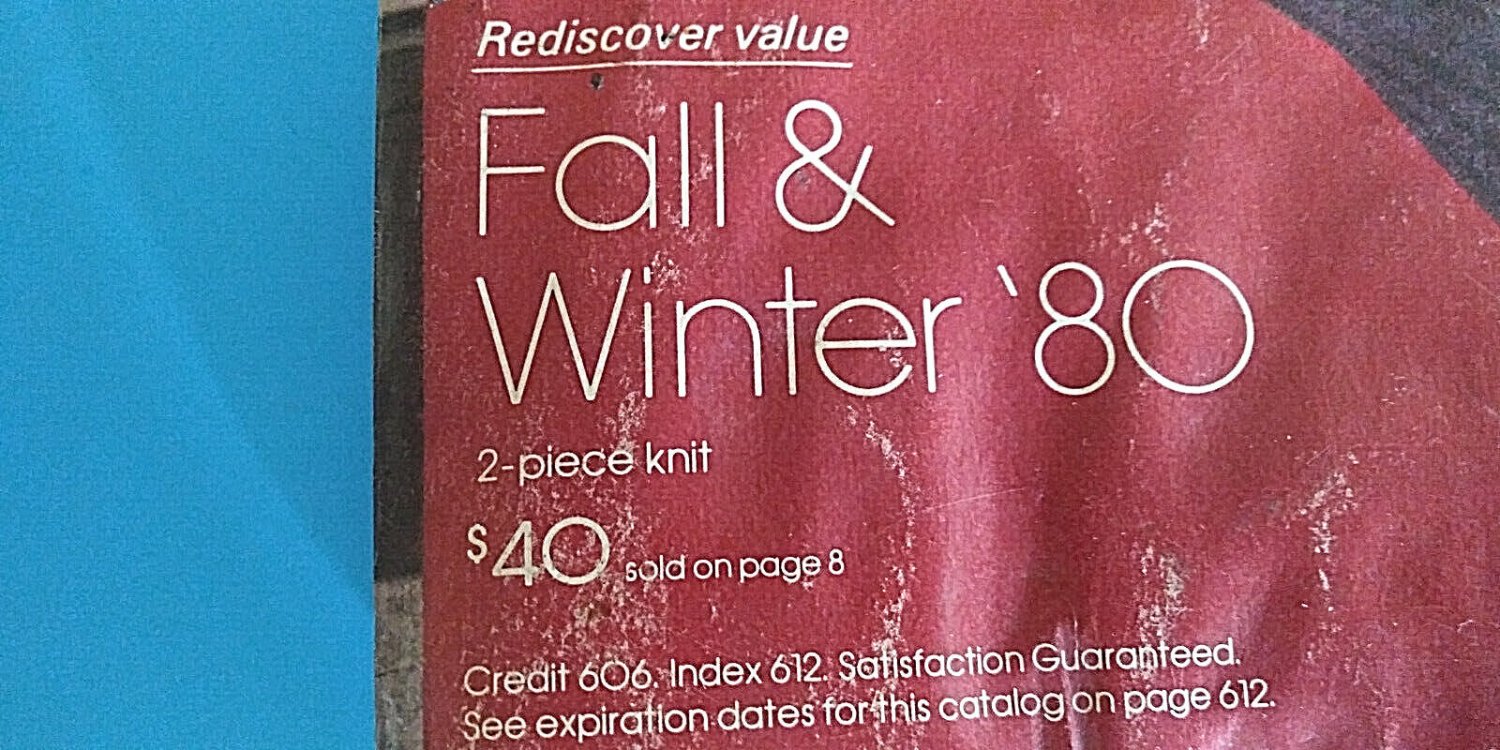 1980 WARDS FALL/WINTER '80 MONTGOMERY WARD BOOK CATALOG Huge 11" x8 1/2 ...