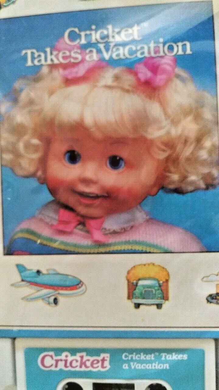 1986 TALKING CRICKET BOOK & CASSETTE TAPE / Cricket Takes a Vacation ...