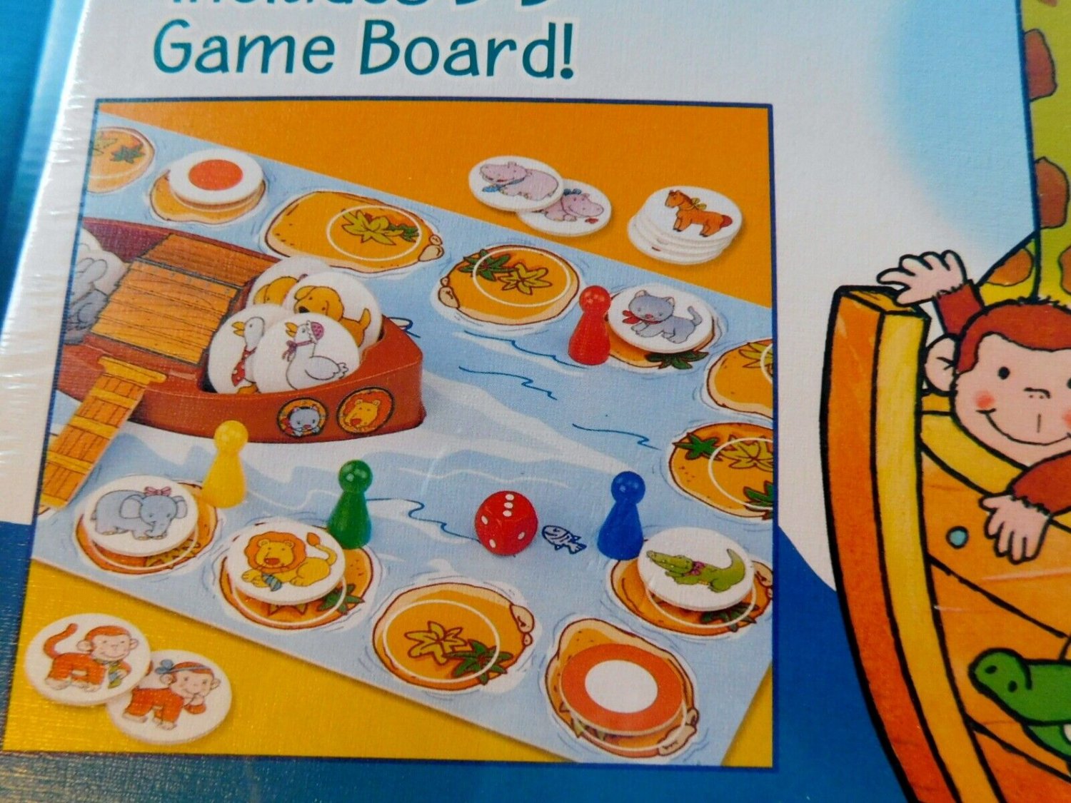 NOAH"S ARK MEMORY GAME Match the Animals, Two by Two Educa NRFB NEW