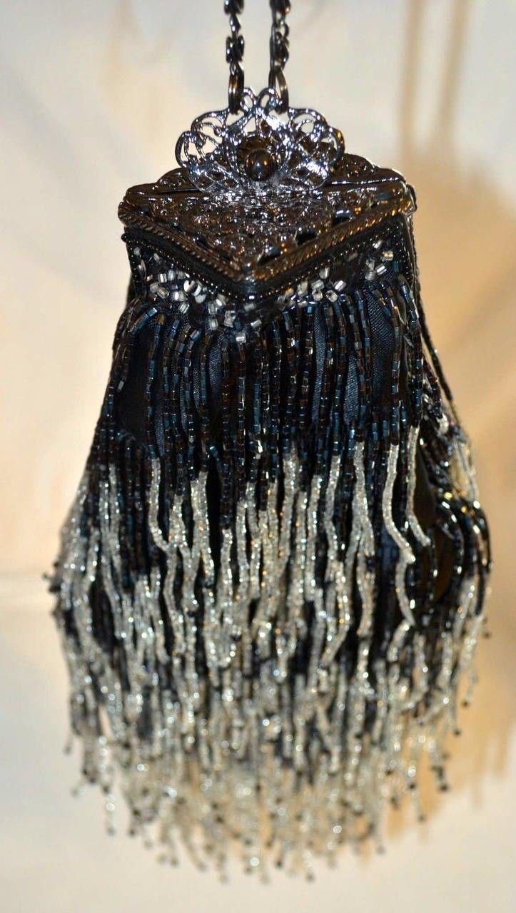 Dazzling Kate Landry Beade 50's Stlye Evening Handbag Purse