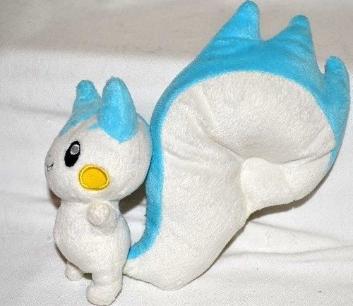 Pokemon PACHIRISU Squirrel Blue White Plush Stuffed Toy Pre-owned