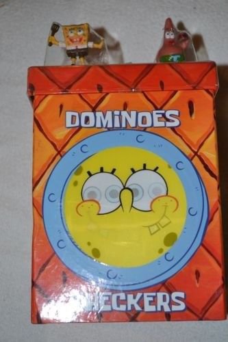 Nickelodeon Spongebob Squarepants Dominoes And Checkers Game