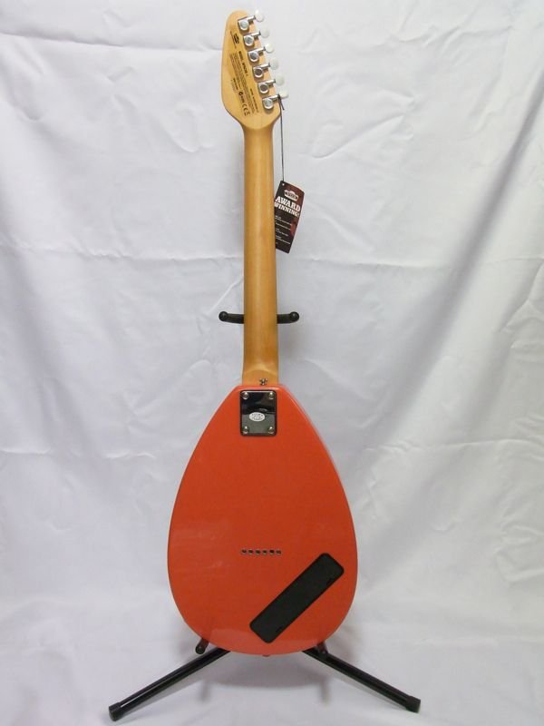 VOX Apache-I Salmon Red Travel Guitars with Built-in Amp and Rhythms NEW F/S