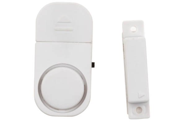Wireless Magnetic Sensor Door/ Window Entry Safety Security Burglar ...