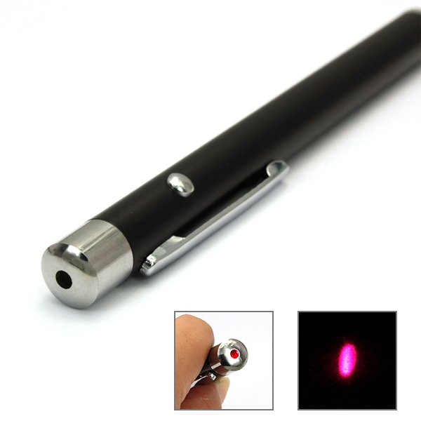5MW Ultra Powerful Black Laser Pen Pointer Beaming Red Light