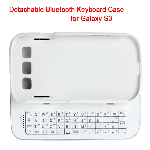 Slide Wireless Bluetooth 3.0 Detachable Keyboard Case for Samsung ...
