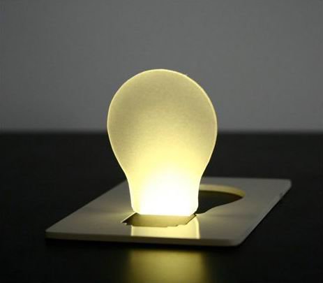 Portable LED Card Light / Creative Pocket Light