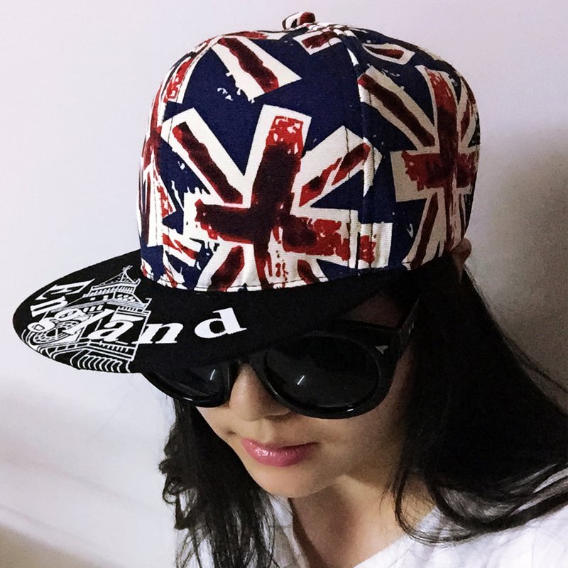 Unisex England UK Flag Baseball Cap Adjustable Snapback Sunshade Hip ...