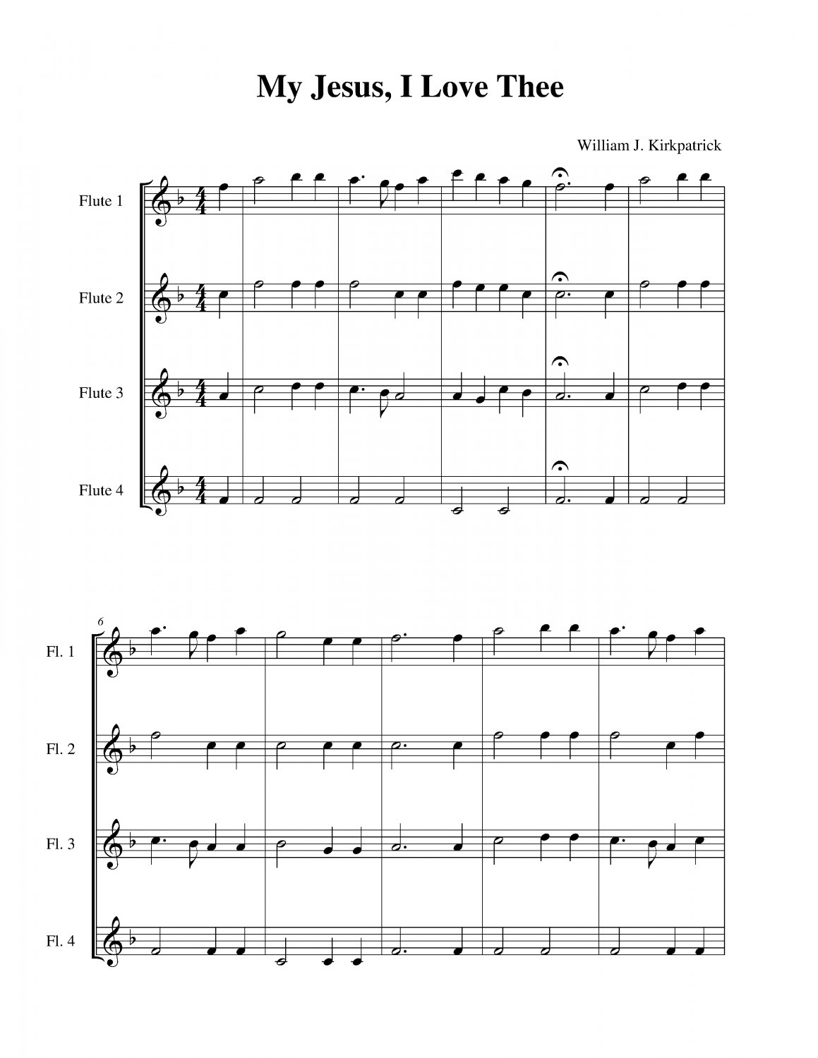 My Jesus, I Love Thee