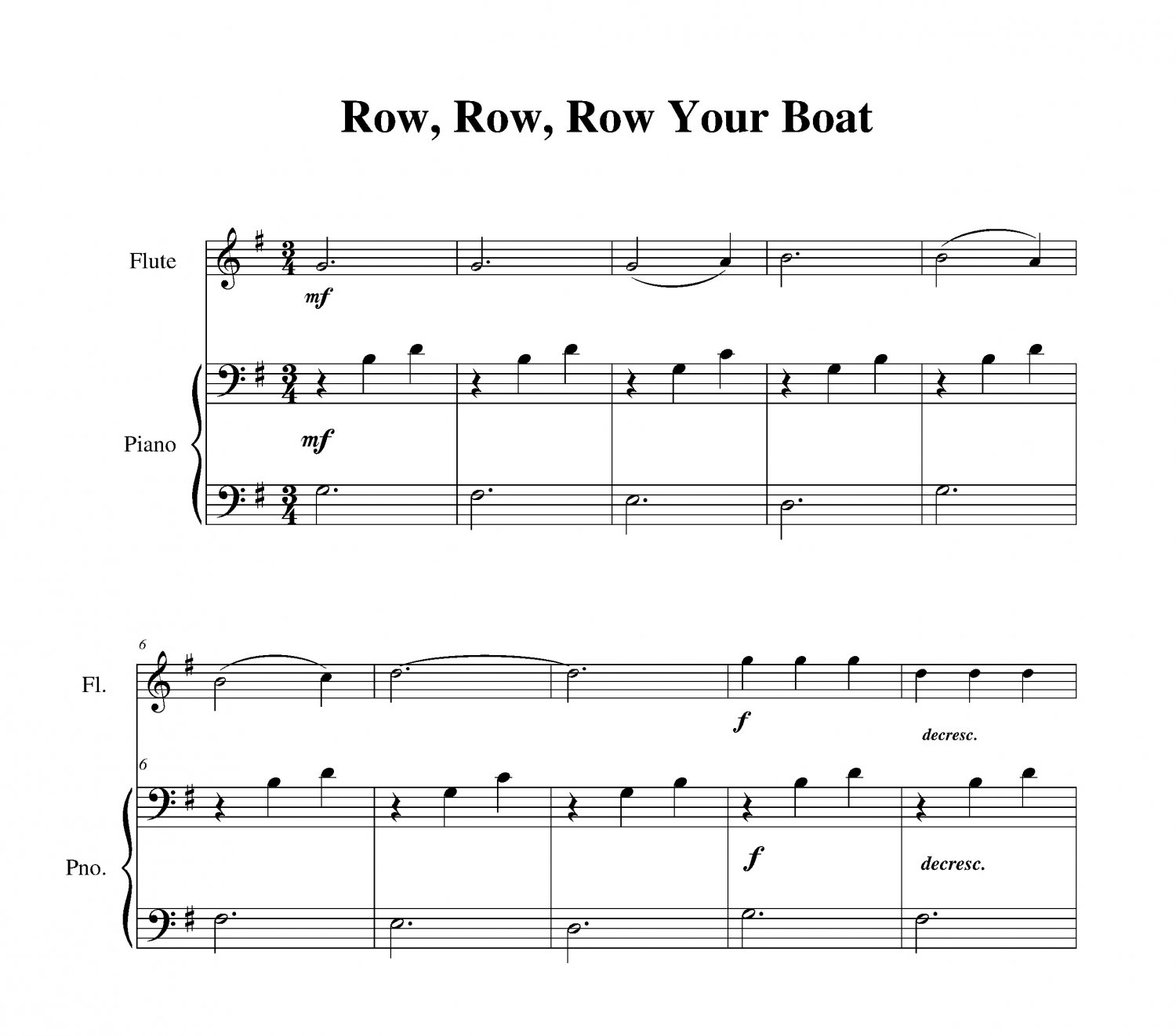 Row, Row, Row Your Boat