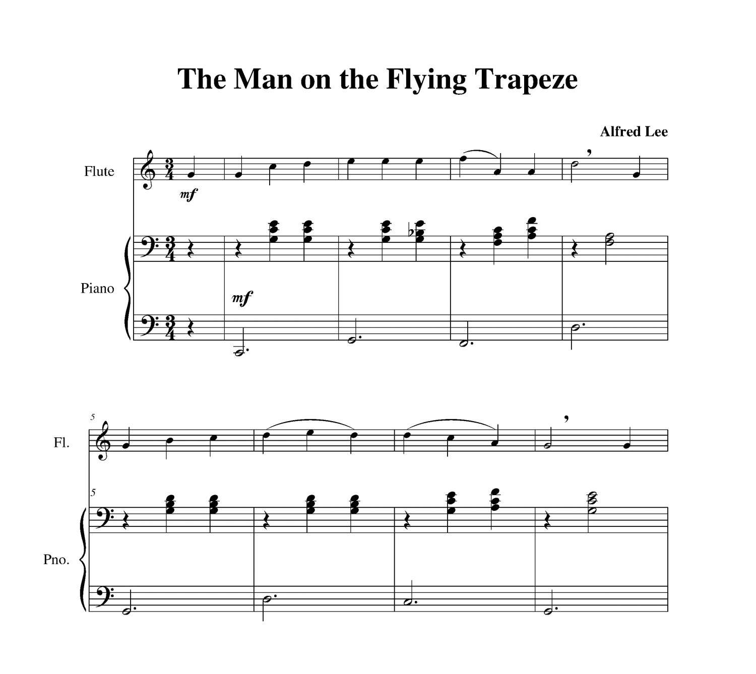Man on the Flying Trapeze, The