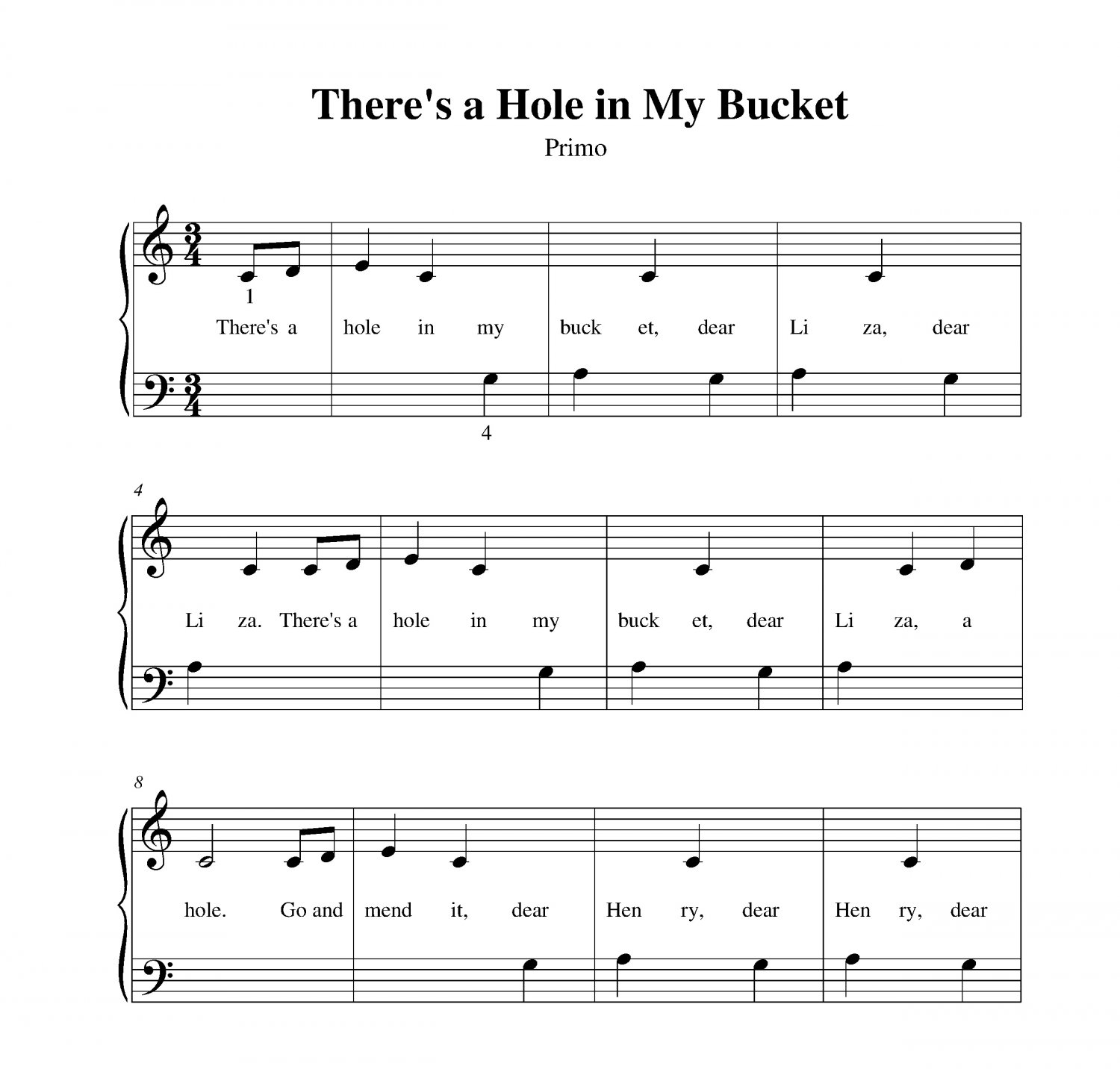 There’s a Hole in My Bucket