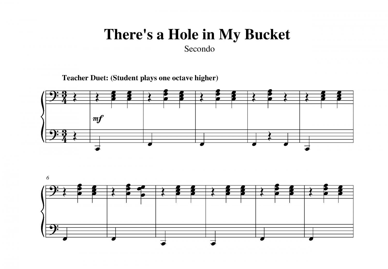 There’s a Hole in My Bucket