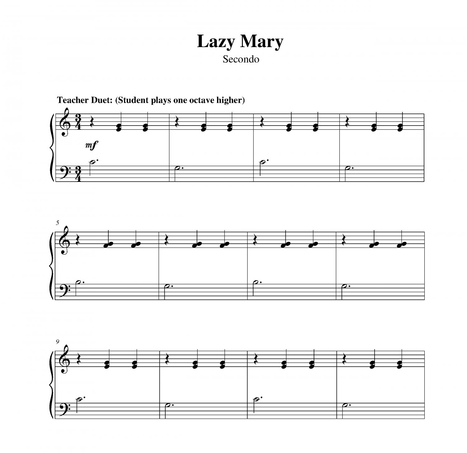 Lazy Mary
