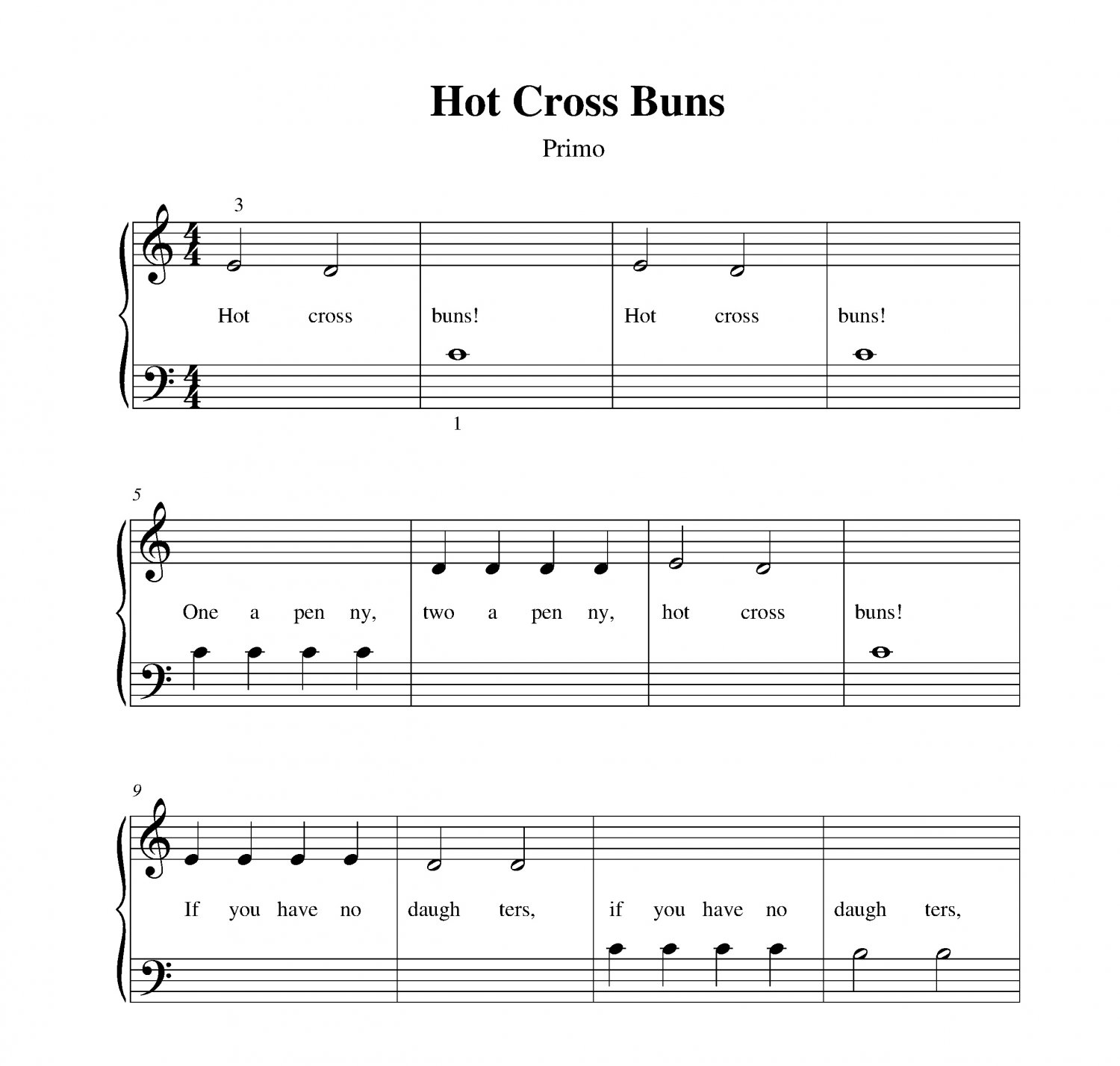 Hot Cross Buns
