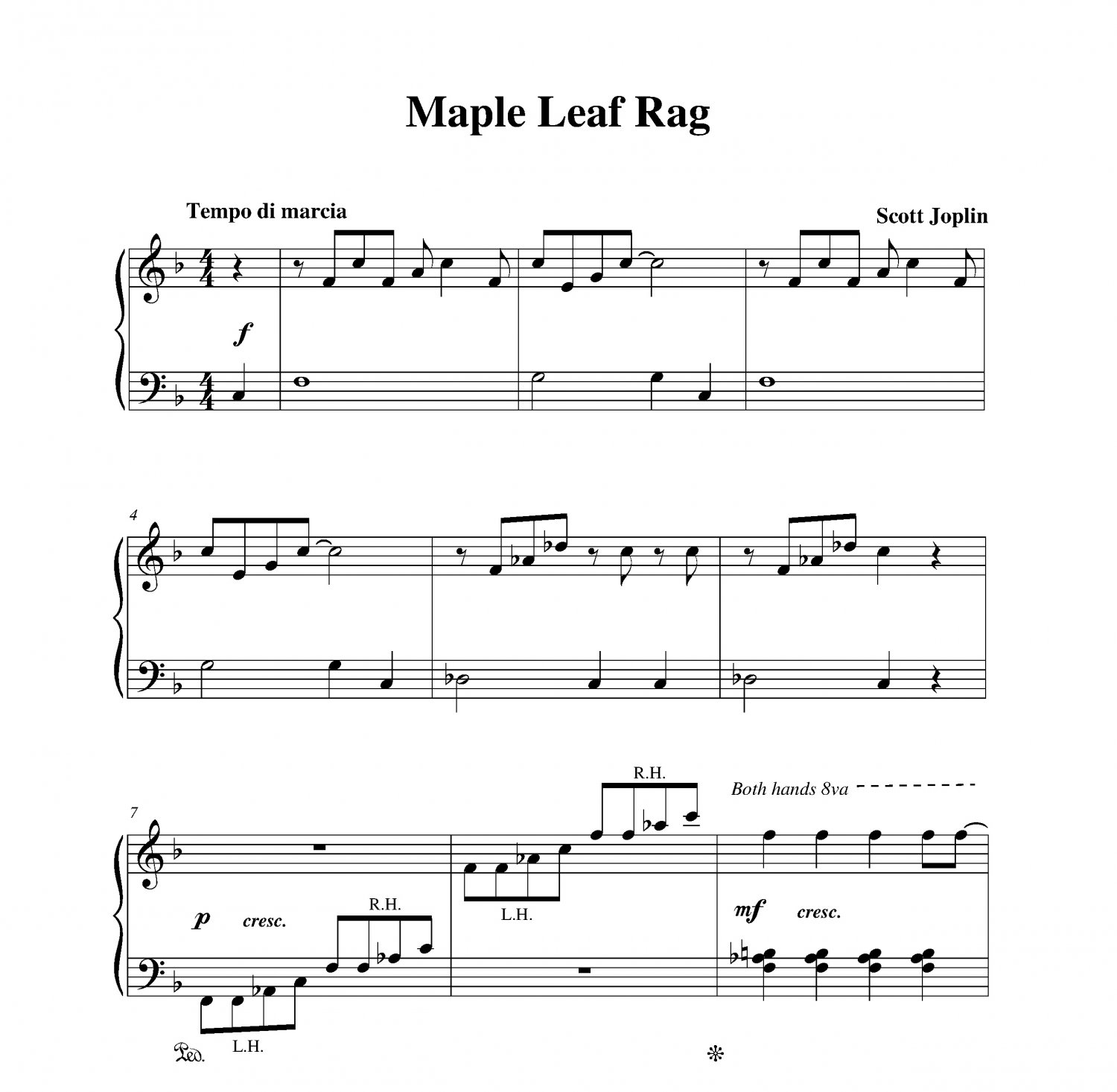 Joplin - Maple Leaf Rag
