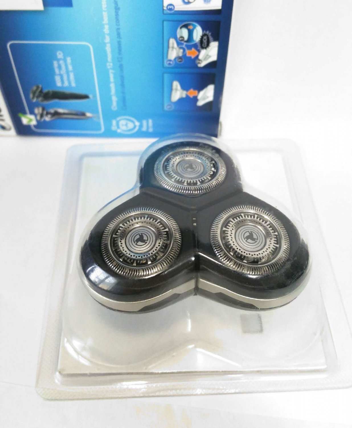 Philips Norelco RQ12 52 Shaver Head 3D WITH BOX 1250X 1255X 1260X 1290X ...
