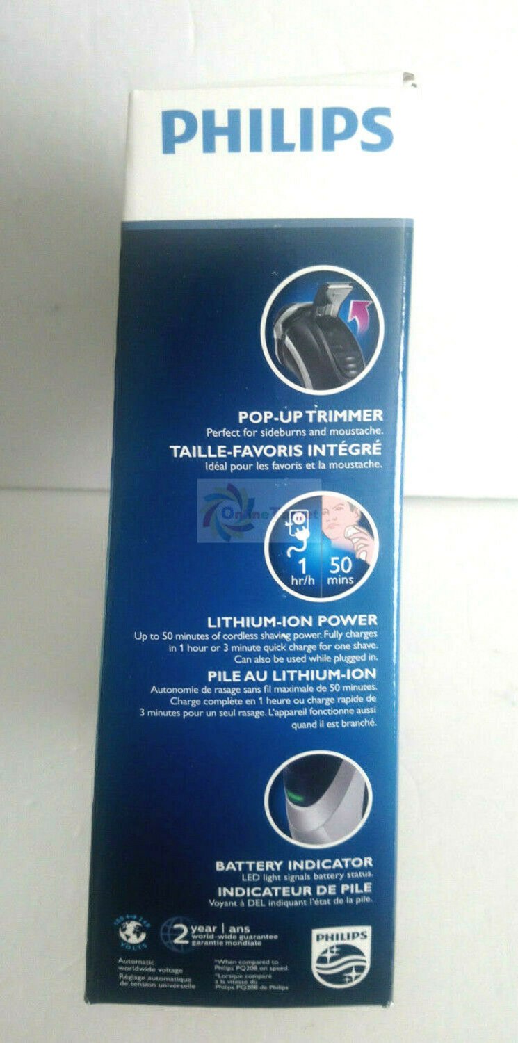 Philips Norelco Men's Shaver PT860 XL Rechargeable Built-in trimmer wet/dry