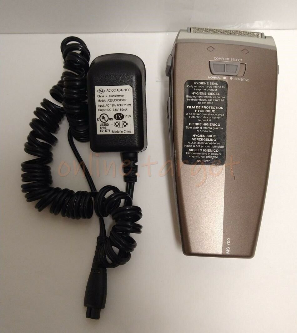 Remington Titanium Men's Pro Electric Shaver MS700 Triple Foil Corded Dry