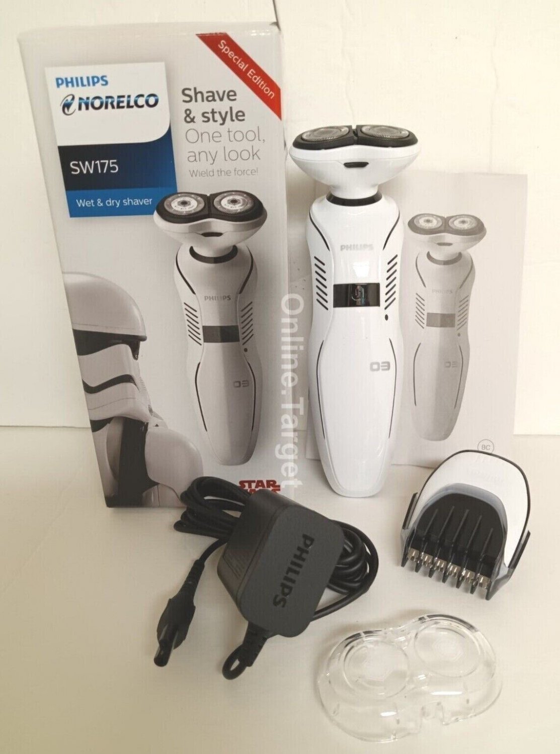 Philips Norelco Star Wars SW175 Wet & Dry shaver with full width ...