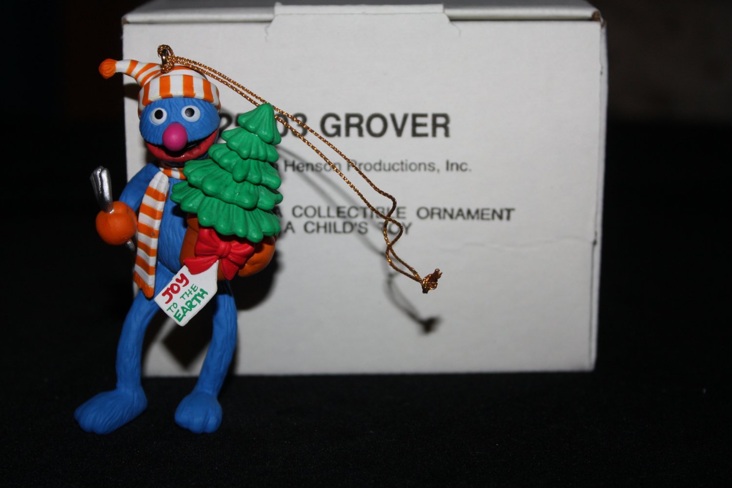 SOLD! 1993 Sesame Street Grolier Grover Ornament