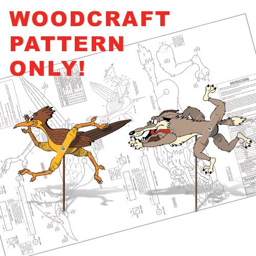 Roadrunner Coyote Whirligigs Pattern Ecr 1955