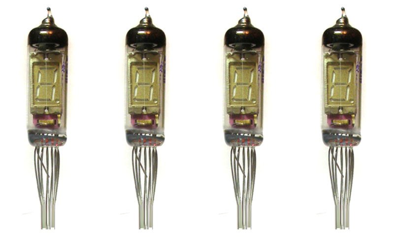 IV8 IV-8 INDICATOR tubes VFD Vacuum Fluoriscent Nixie Tube / 12pcs