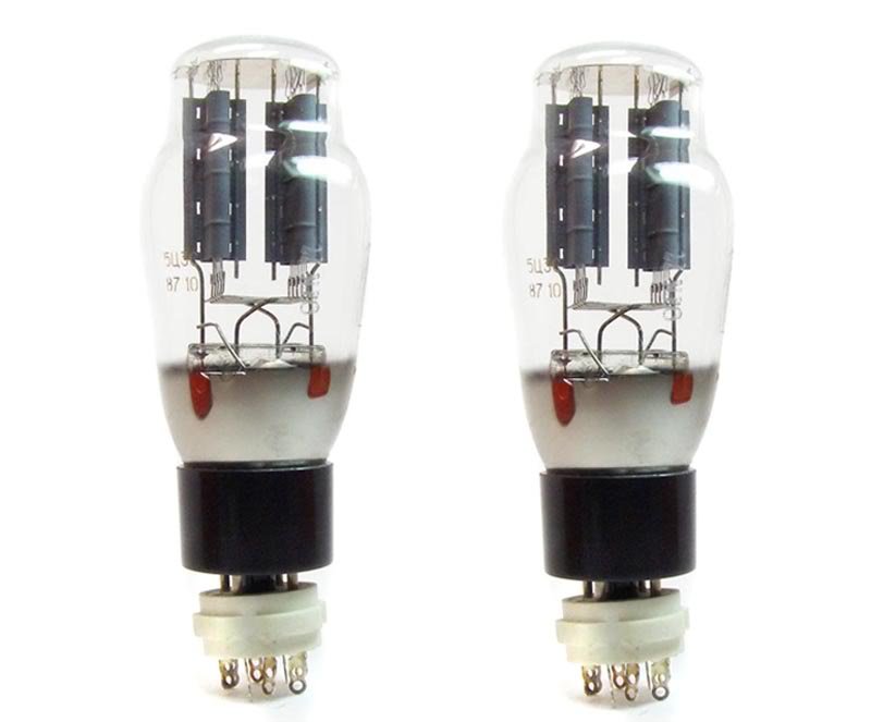 5C3S double-anode rectifier tube 5U4G = 5U3C =SVETLANA= / NIB. 2 pcs