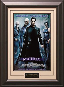 The Matrix 11x17 Movie Poster Framed