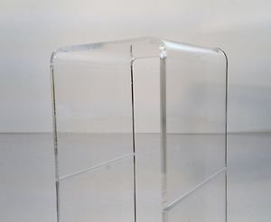 Clear Acrylic Square Riser Display Stand 8 x 8 x 8"