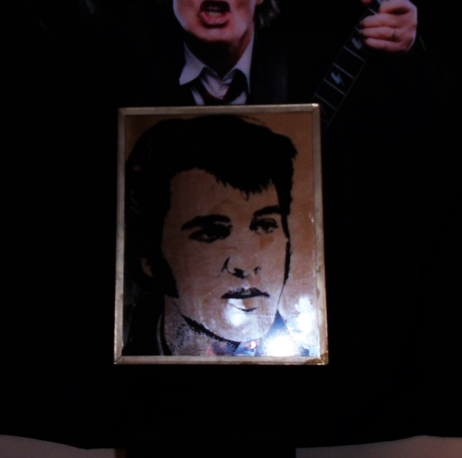 elvis presley rare portrait mirror vintage 1970s - king creole speedway ...
