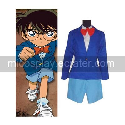 Detective Conan Conan Edogawa Cosplay Costume