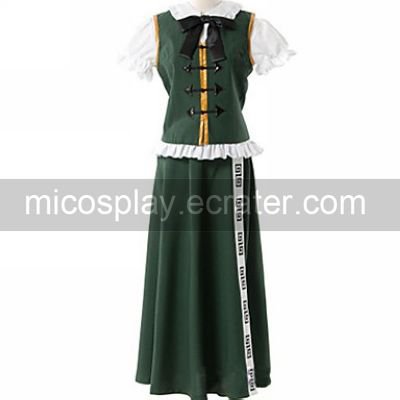 Touhou Project Meirin Hong Cosplay Costume
