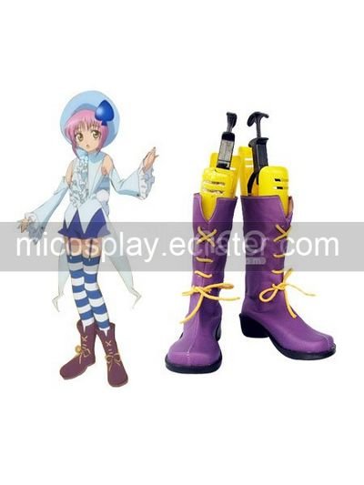 Shugo Chara Miki Imitated Leather Cosplay Shoes