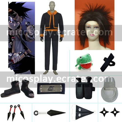Naruto Obito Uchiha Cosplay Costume Naruto set with wig