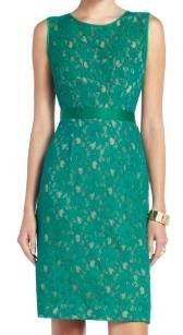 $248 New BCBG Max Azria "Alice" Ultra Green Lace Cocktail Party Dress 8