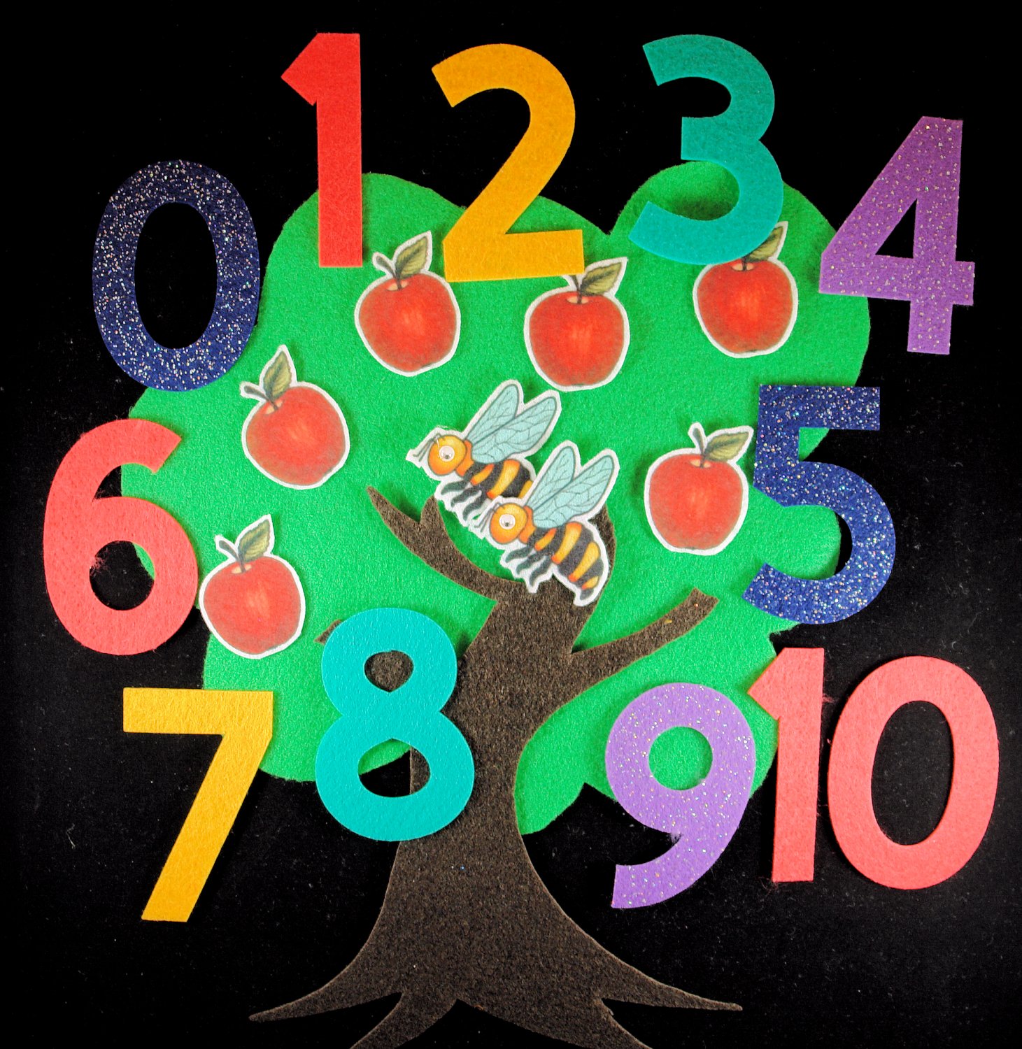 Chicka Chicka 123 39-pc Flannel Felt Board Set