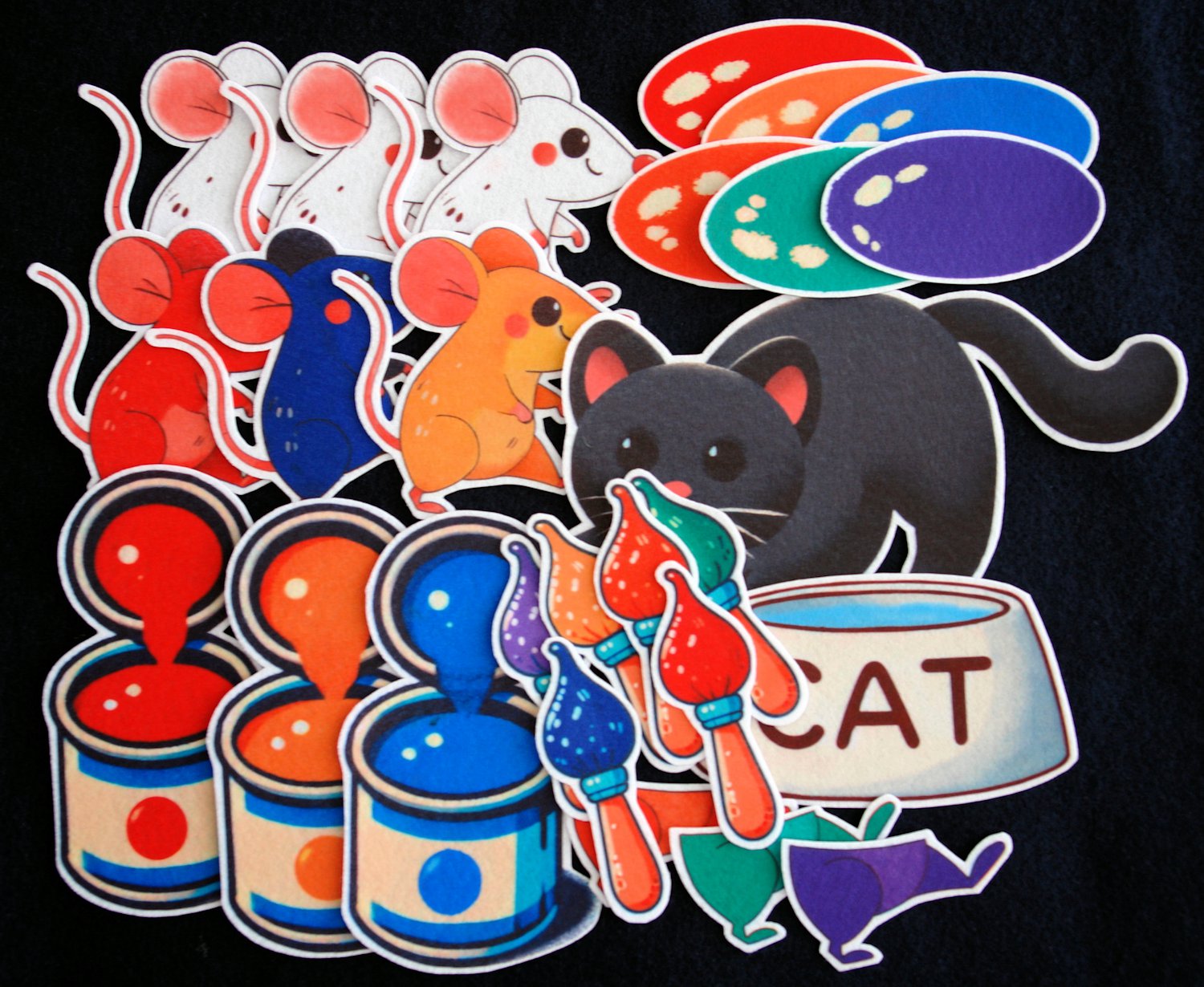 Mouse Paint 26-pc Flannel Felt Story