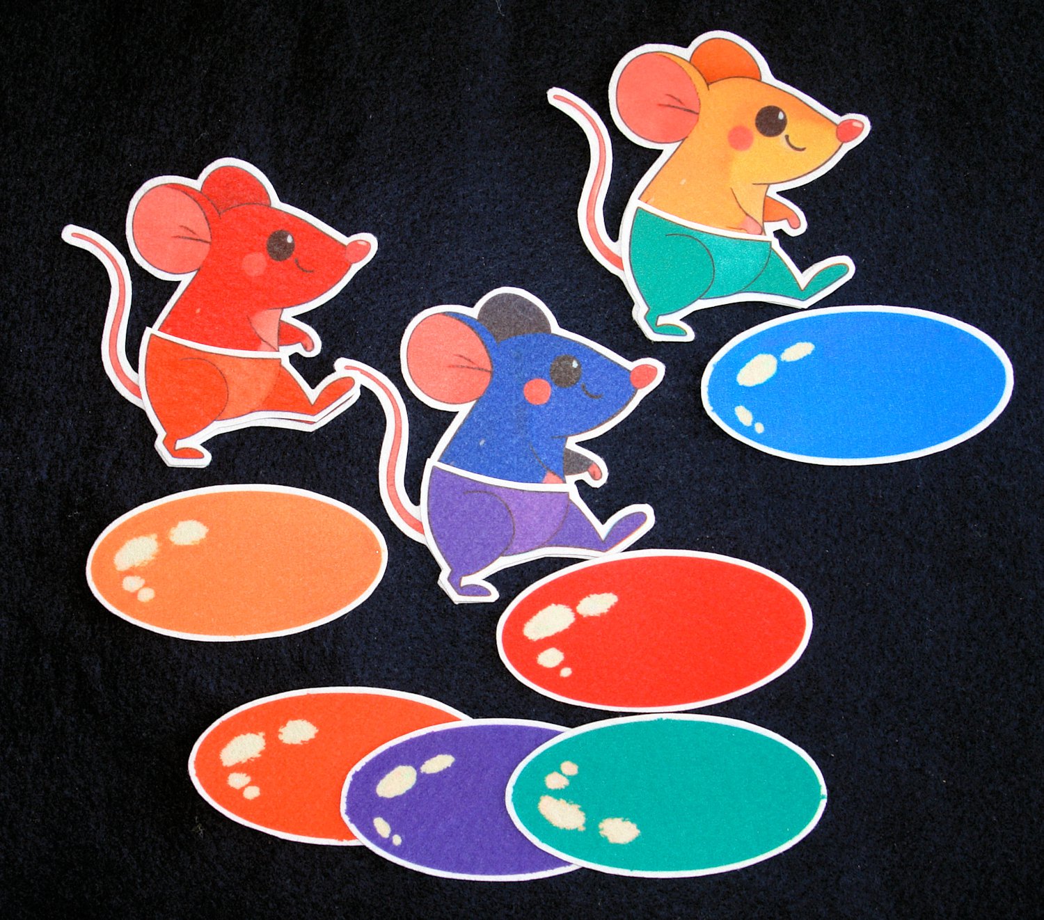 Mouse Paint 26-pc Flannel Felt Story