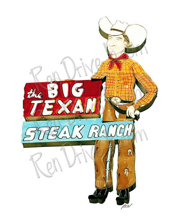 Big Texan Sign