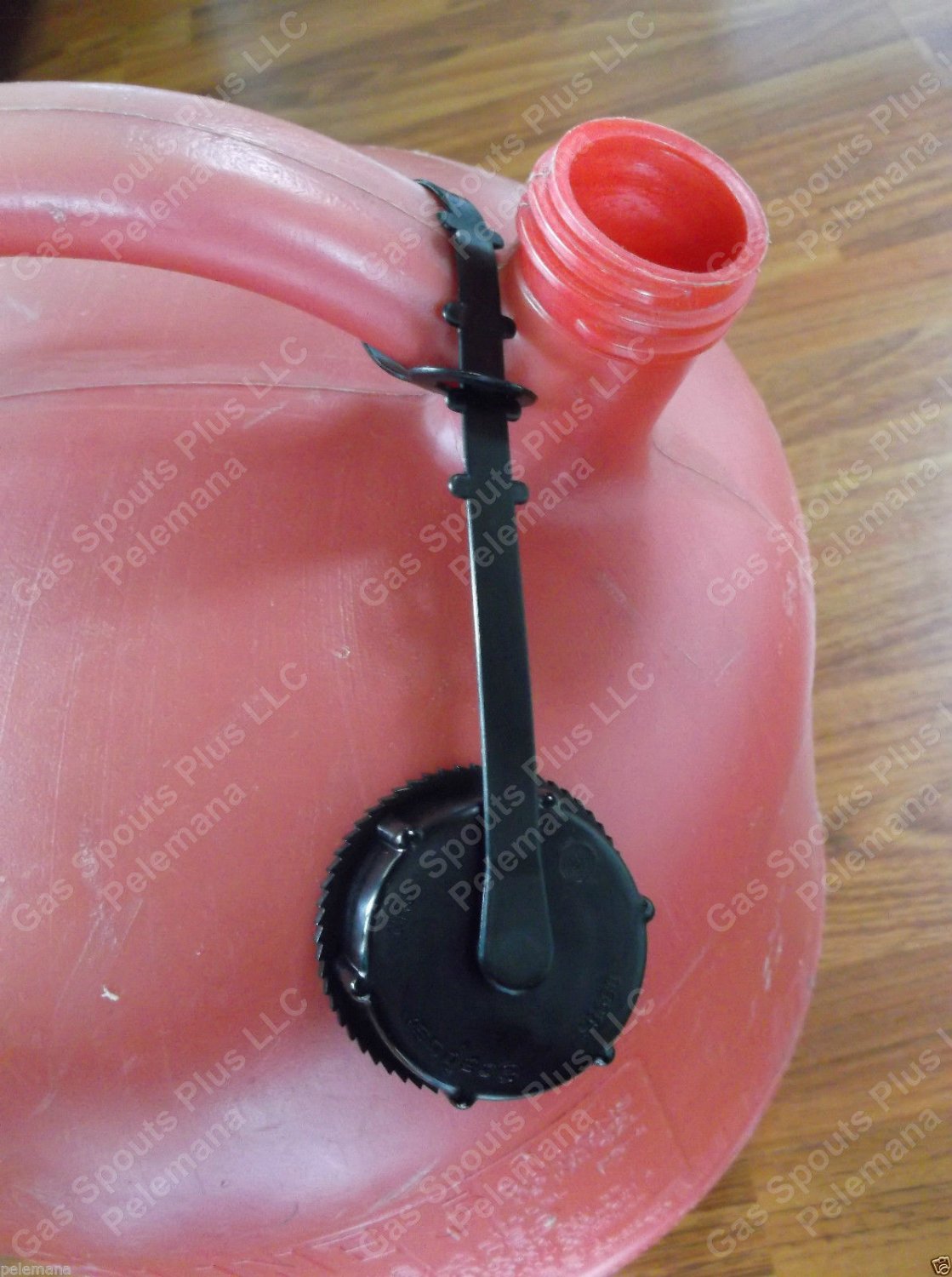 DISCONTINUED EAGLE Plastic Gas Can Cap Set 1 Black Closed +1 Rear Vent ...