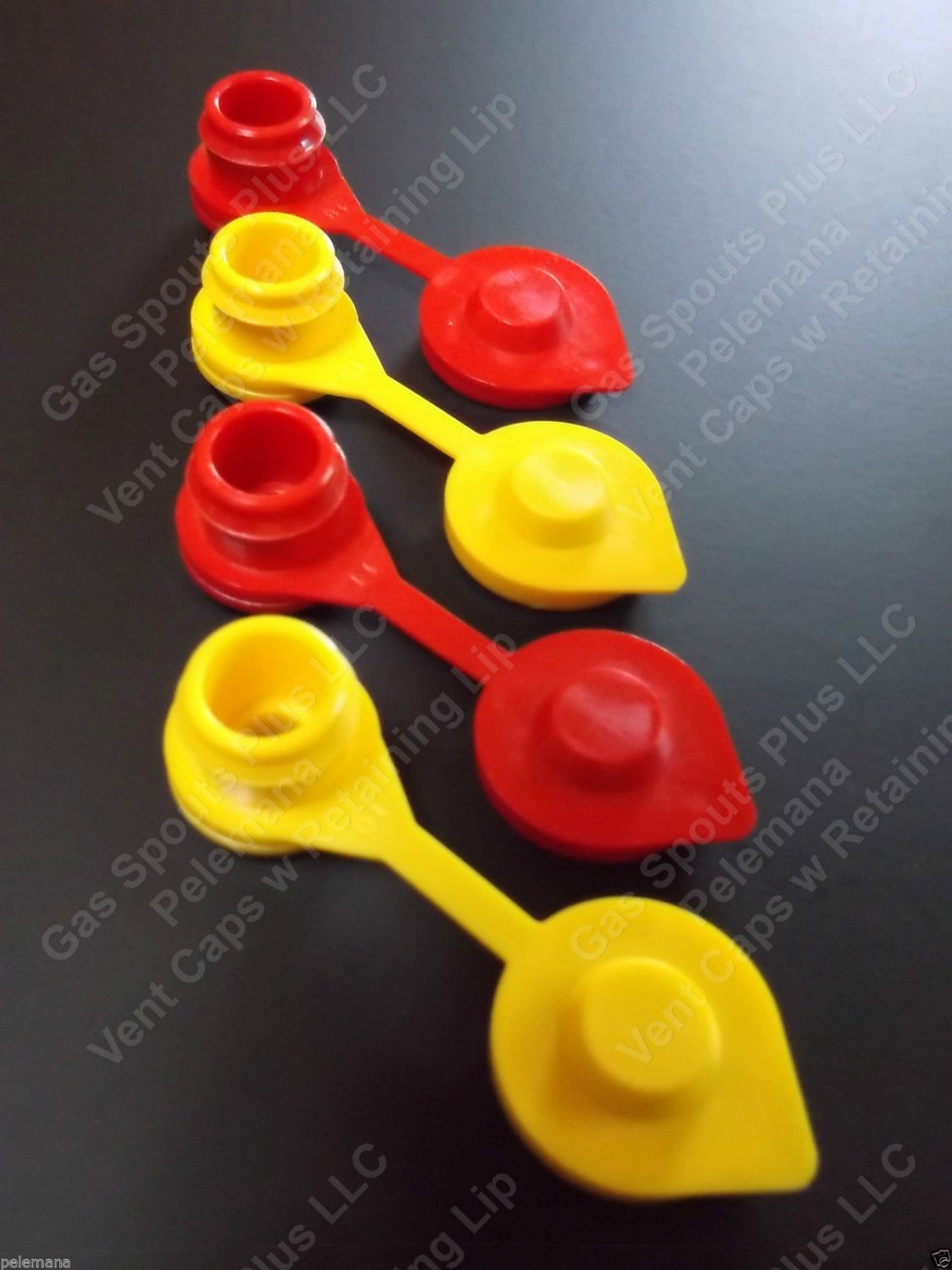 4-Pack GAS CAN VENTS FOR FAST SMOOTH POURING Midwest Blitz Wedco Briggs ...