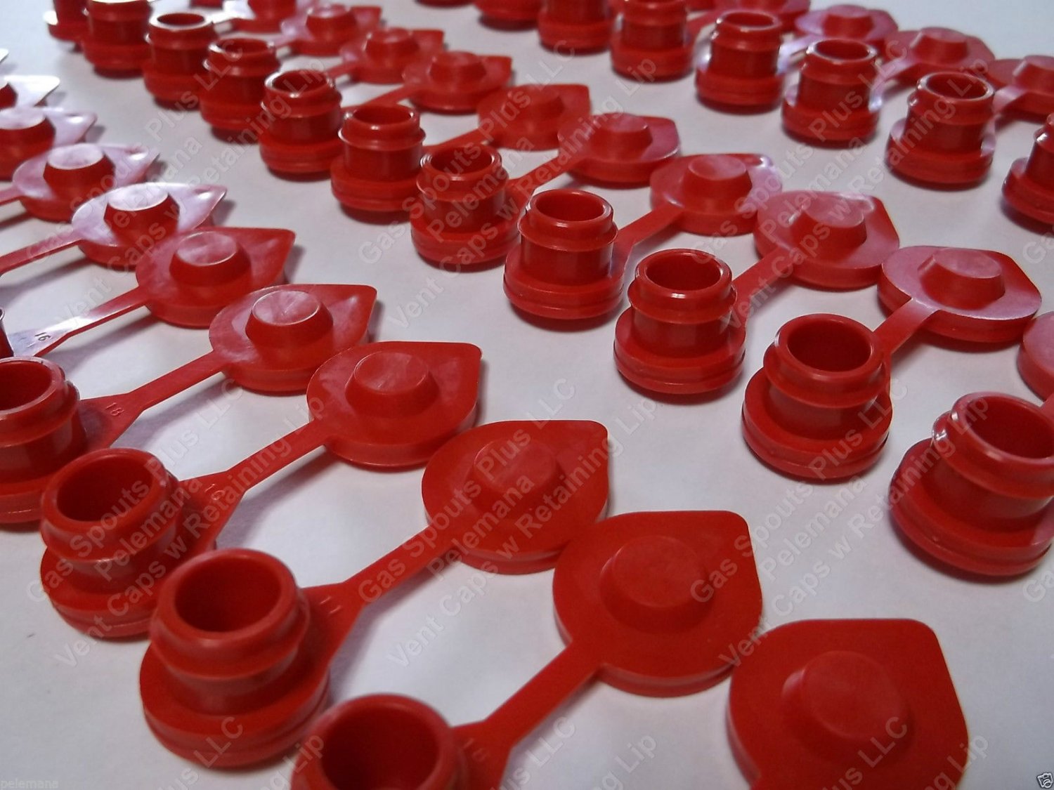 250-Pack RED VENT CAPS FIX YOUR GAS CAN GLUG Blitz Wedco Scepter ...
