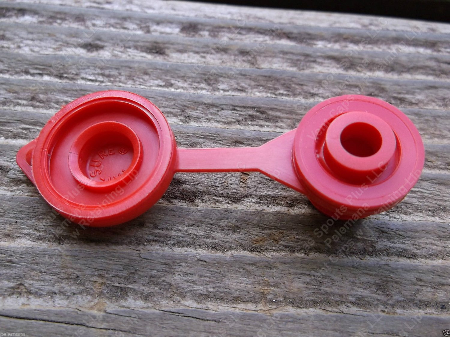 250-Pack RED VENT CAPS FIX YOUR GAS CAN GLUG Blitz Wedco Scepter ...