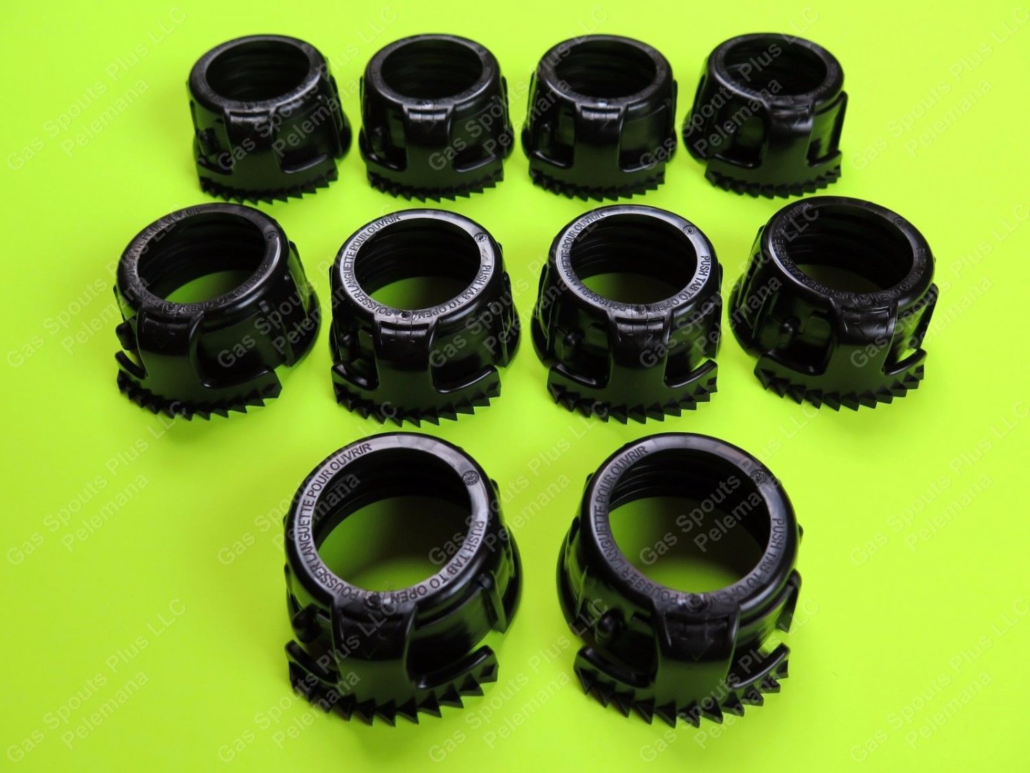 10-Pack Wedco Gas Can SCREW CAP COLLARS 84004CR Gallon Briggs Stratton ...