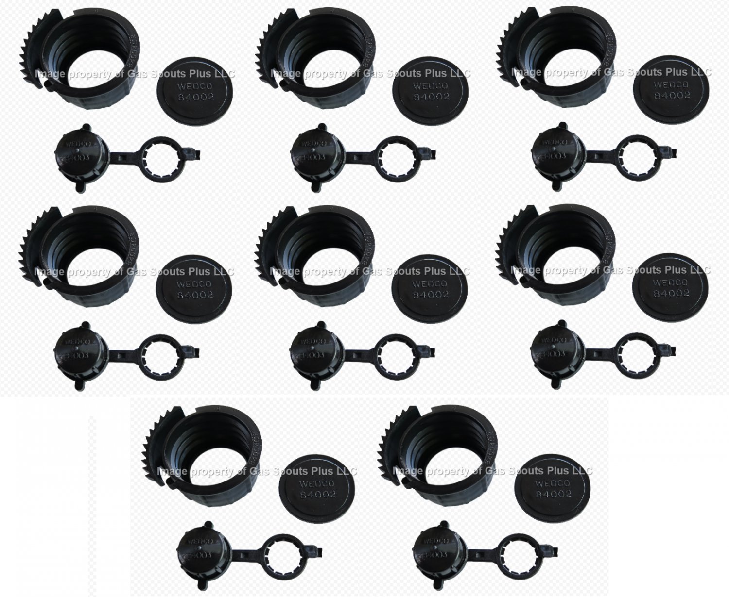 24pcs DISCONTINUED PARTS WEDCO 8-Screw Caps 84004 8-Vents 84003 8 ...