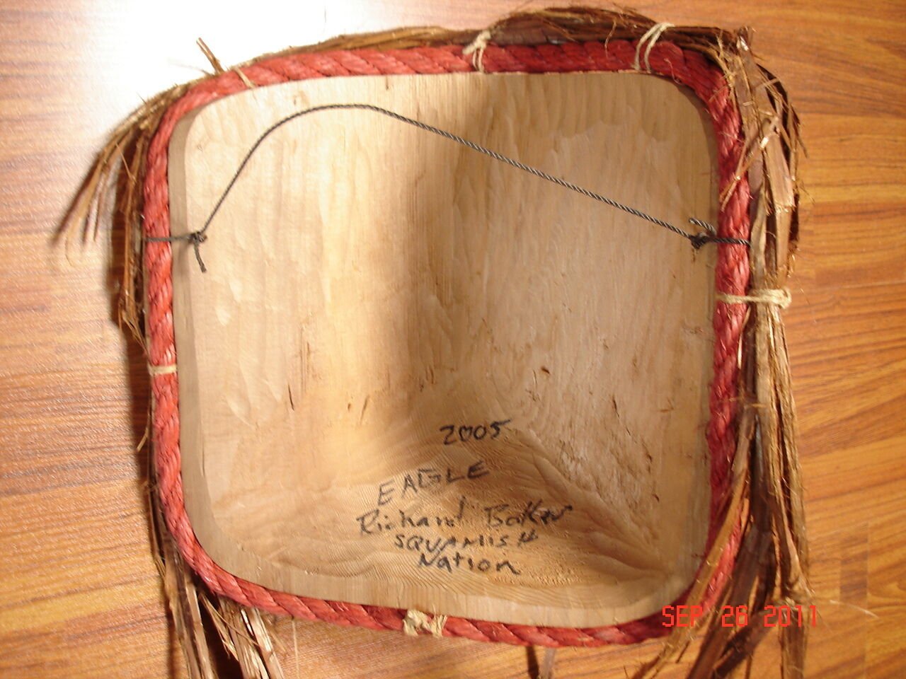 EAGLE MASK" Authentic Northwest Coast Squamish Native Art by "RICHARD BAKER