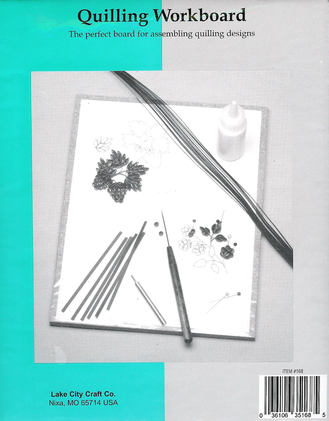 Herb Sampler Quilling Kit Lake City Crafts Cork Workboard Tapered ...